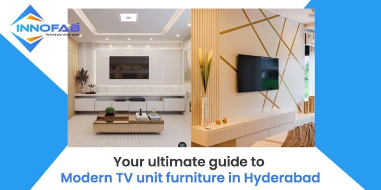 Modern TV Unit Furniture in Hyderabad | TV Cabinet For Living Room